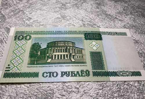 Банкнота Беларусь 100 р. 2000 года UNS