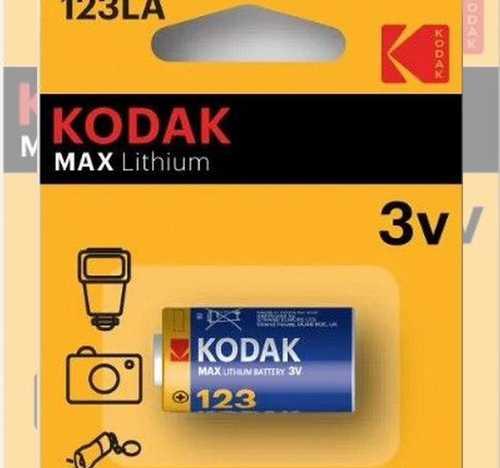 Батарейки kodak cr123A 3V для фотоаппарата