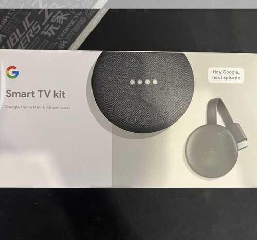 Умная колонка с тв модулем Google SMART tv kit