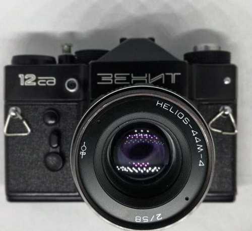 Плёночный фотоаппарат зенит 12сд + Helios 44M-4
