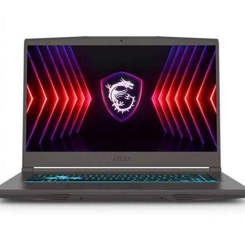 Ноутбук MSI Thin 15 B13VE-2650XRU, i5 13420H/16Gb/SSD512Gb/RTX4050 6Gb/15.6" FHD IPS 144Hz/Dos/серый