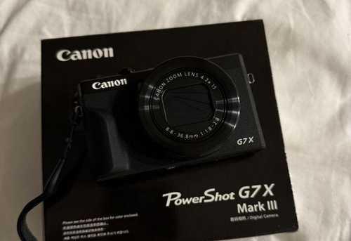 Canon g7x mark iii фотоаппарат