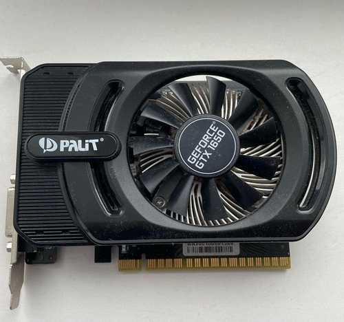 Видеокарта gtx 1650 4gb Palit