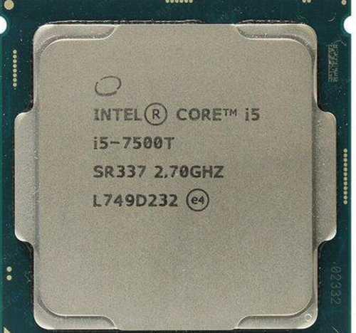 Процессор intel core i5 7500T