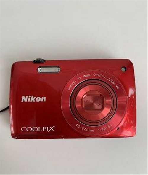Фотоаппарат Nikon Coolpix S4300 Red