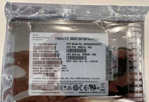 SSD hpе 480Gb VK000480gwcfe 868818-B21