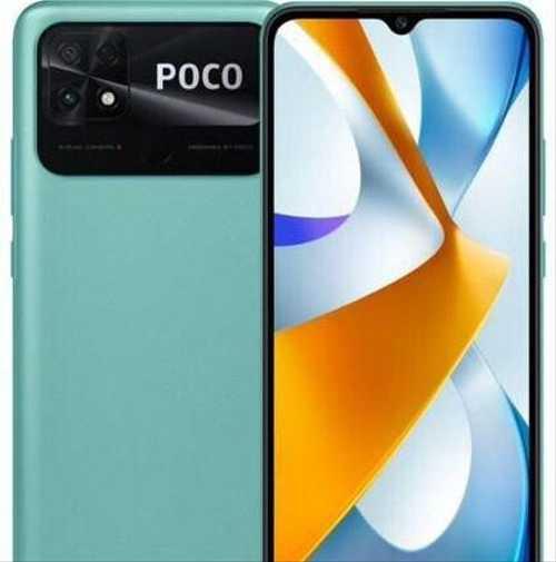 Смартфон Poco C40 4/64GB Coral Green Global