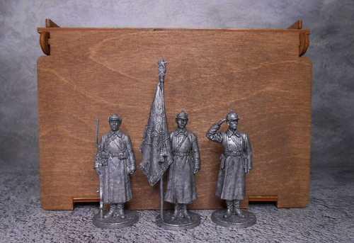 Оловянные солдатики в подарочной коробке серия ВОВ