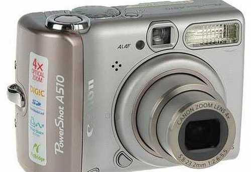 Фотоаппарат цифровой Canon PowerShot A510