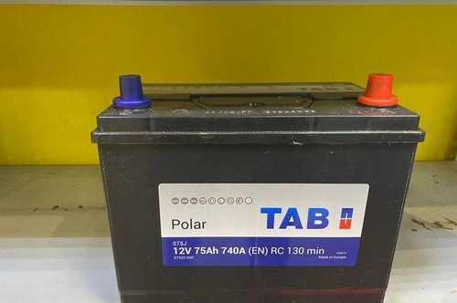 Аккумулятор Tab Asia 75 А/ч обратная полярность