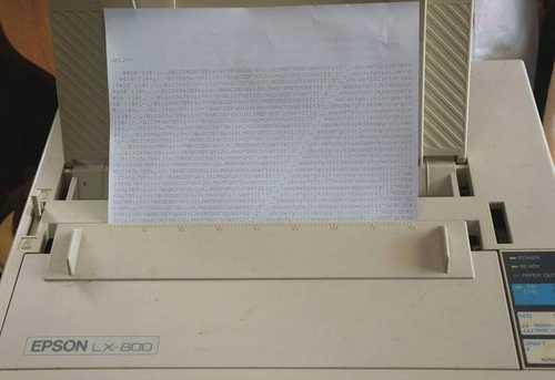 Принтер матричный Epson LX-800