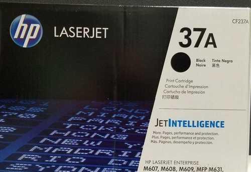 Тонер-картридж HP LaserJet 37A черный (CF237A)