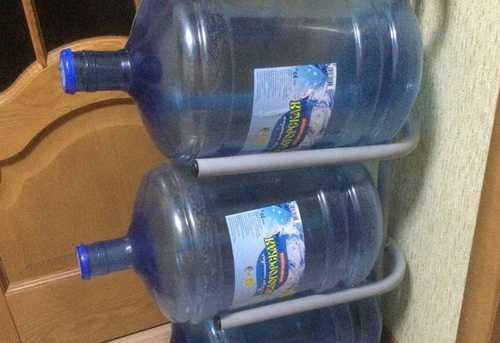 Стойка для хранения бутылей с водой вертикальная