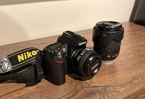Nikon d90+nikkor 50mm 1.4d+Nikkor 18-105mm 3.5-5.6