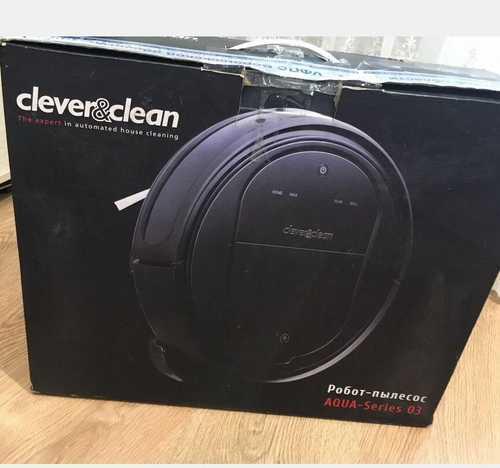 Робот пылесос clever clean aqua series 03