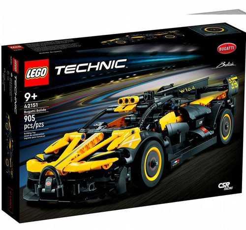 Lego Technic Болид Бугатти 42151 905 дет