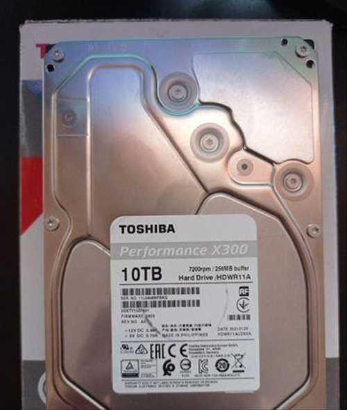 HDD Toshiba Perfomance X300 10 Tb (chia)