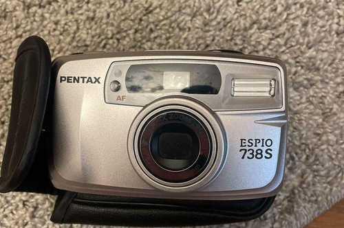 Плёночный фотоаппарат pentax espio 738S