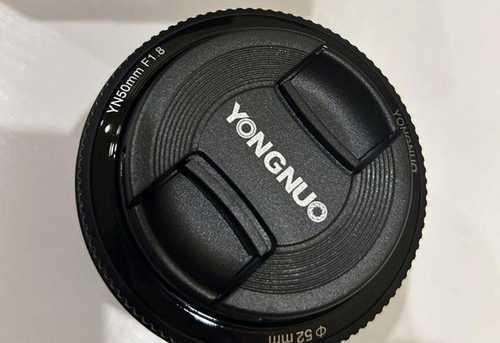 Новый объектив Yongnuo 50mm 1.8 Canon