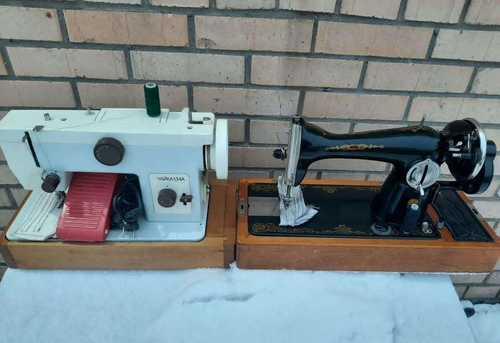 Швейная машина чайка134 и Подольск 2М ручной