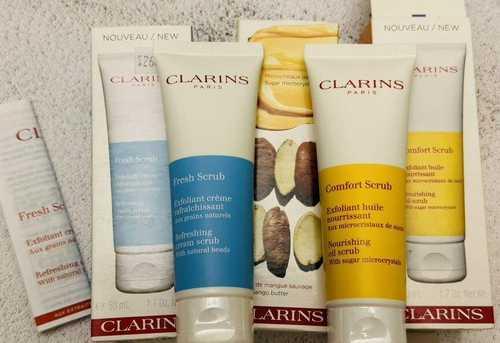 Clarins скраб для лица разный