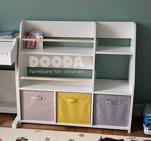 Стеллаж для книг детский / Развивающая мебель