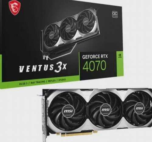 Видеокарта MSI GeForce RTX 4070 Ventus 3X E 12G O