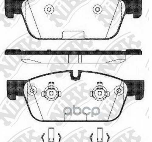 Колод. торм. диск. NiBK PN31017 PN31017 NiBK