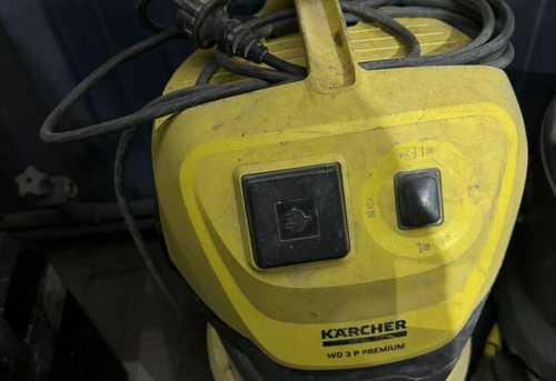 Строительный пылесос karcher wd 3