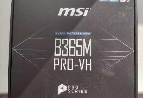 Материнская плата MSI B365M PRO-VH LGA 1151-v2
