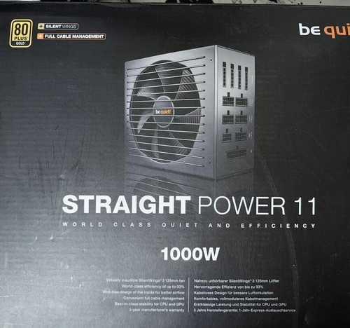 Блок питания be quiet straight power 11 1000w