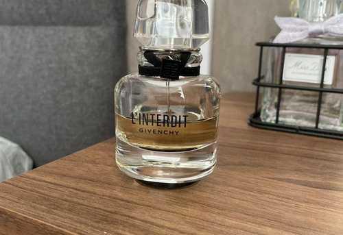 Парфюмерная вода givenchy l interdit