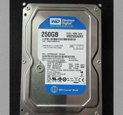 Жесткий диск hdd 250gb