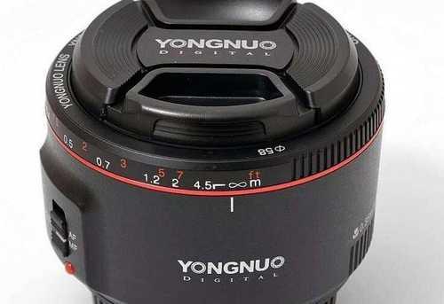 Новый объектив YongNuo YN 50mm f/1.8 II Canon EF