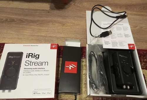 Irig stream внешняя звуковая карта