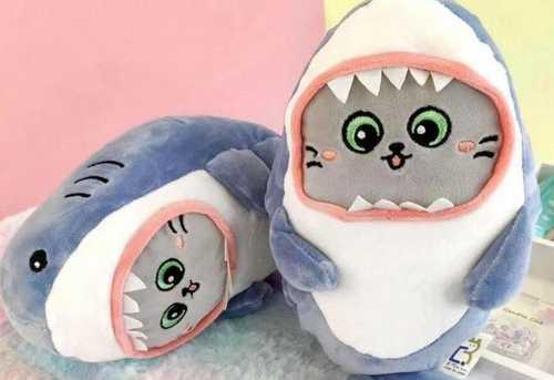 Мягкая игрушка кот акула