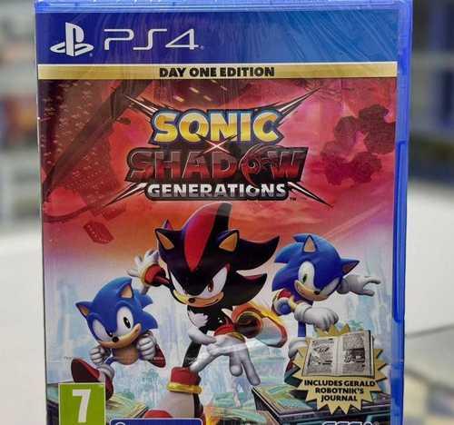 PS4 Sonic x Shadow Generations: Day One Edition (Новинка) cusa-44422 (Русские субтитры)