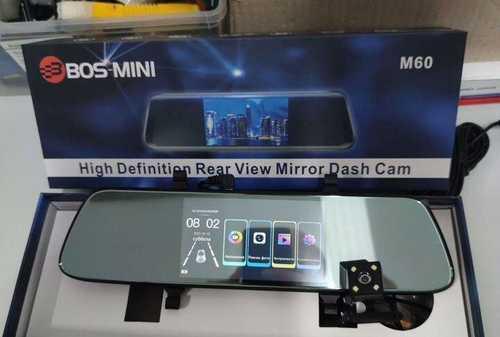 Зеркало регистратор Bos-Mini M60, 2 камеры