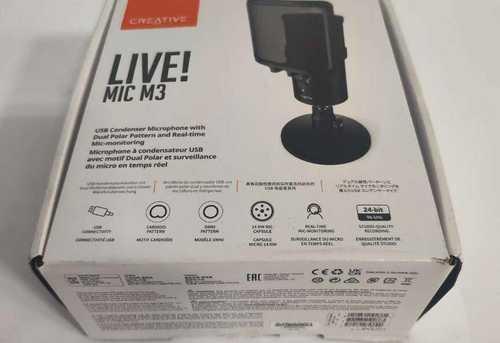 Микрофон Creative Live Mic M3