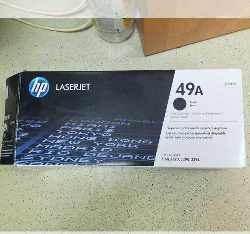 Картридж лазерный HP 49A (Q5949A) чёрный