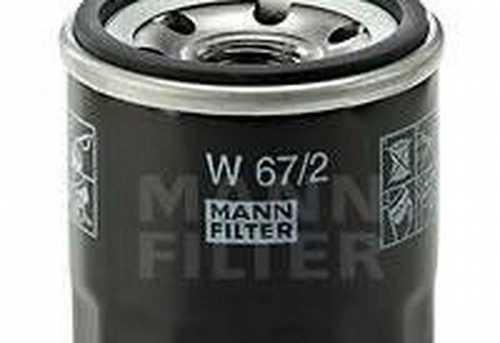 Масляный фильтр mann-filter W67/2 W67/2 mann-FI