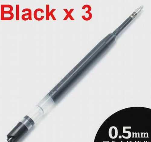 Xiaomi Mijia Металлическая шариковая ручка 0,5 мм OEM black ink 3piece