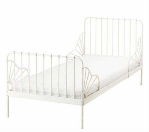 Детская кровать IKEA раздвижная + матрас askona