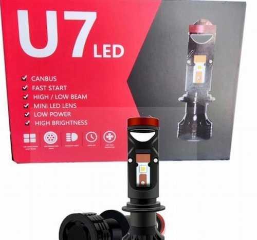 LED ламп головного света mini линза U7-H11/HB3