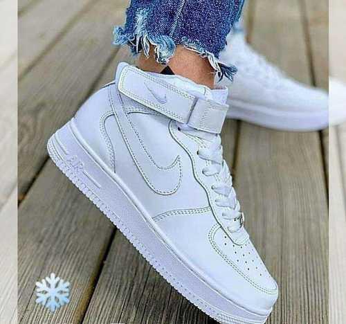 Force1 Nike White Зима