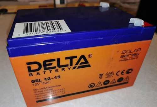 Аккумуляторная батарея Delta GEL 12V / 15Ah