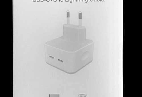 iPhone 35W USB-C+C Power Adapter