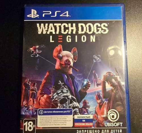 Watch dogs legion PS4 диск