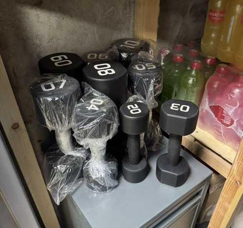 Гантели от 1 кг до 10 кг