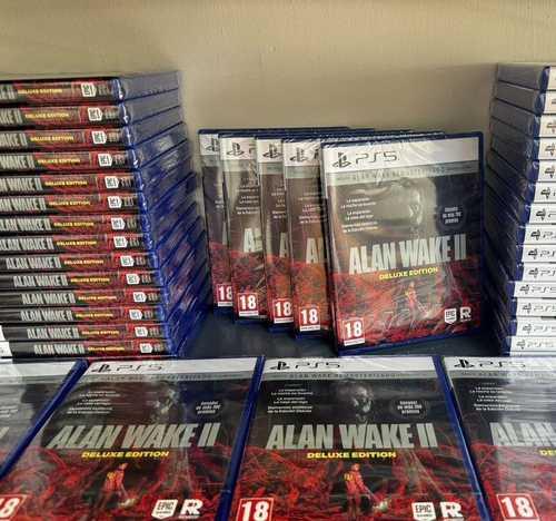 Alan wake 2 deluxe edition ps5 диск